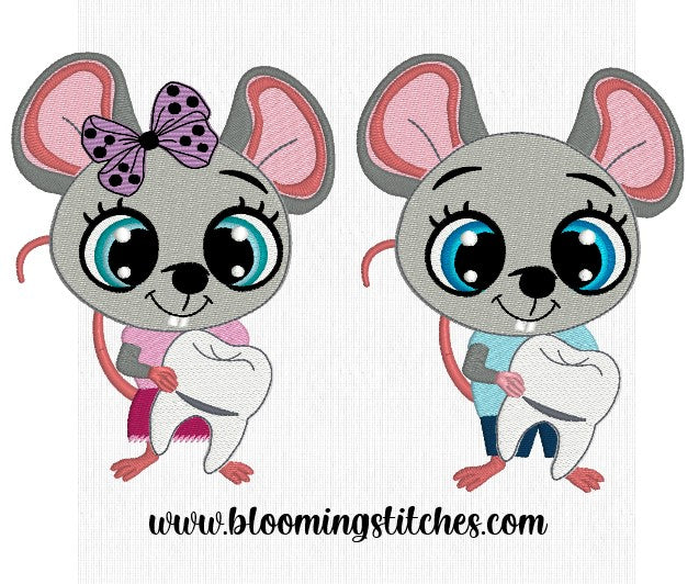 Tooth Mice – Blooming Stitches