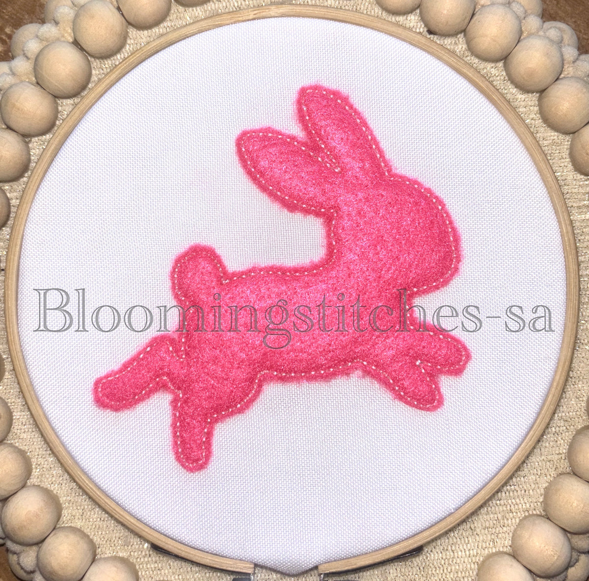 Bunny - Appliqué & Raw Edge Appliqué_6 – Blooming Stitches