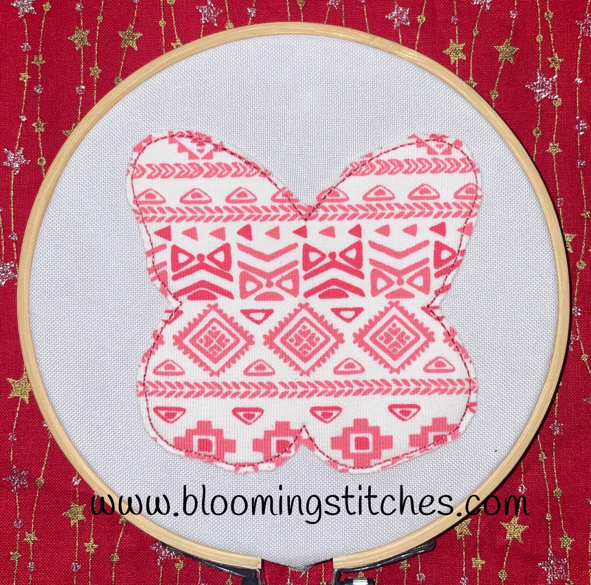 APPLIQUÉ & RAW EDGE BUTTERFLY 3 – Blooming Stitches
