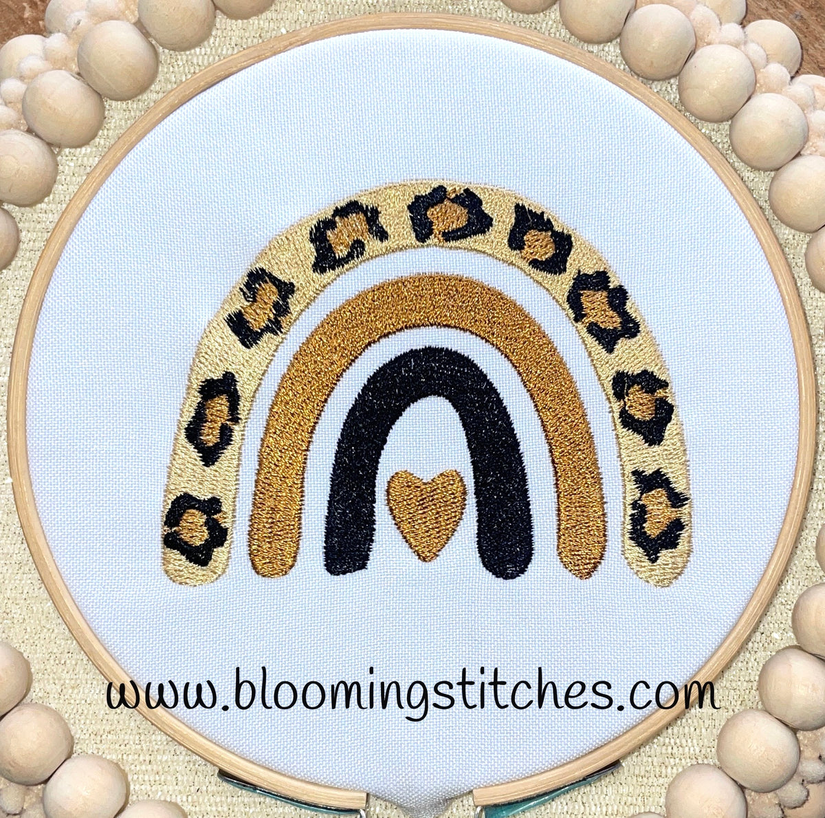 Rainbow Leopard Print – Blooming Stitches
