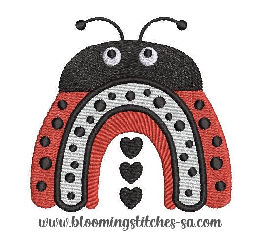 Rainbow Ladybug – Blooming Stitches