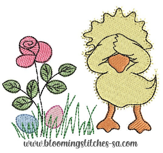 Easter Duckling 1 – Blooming Stitches