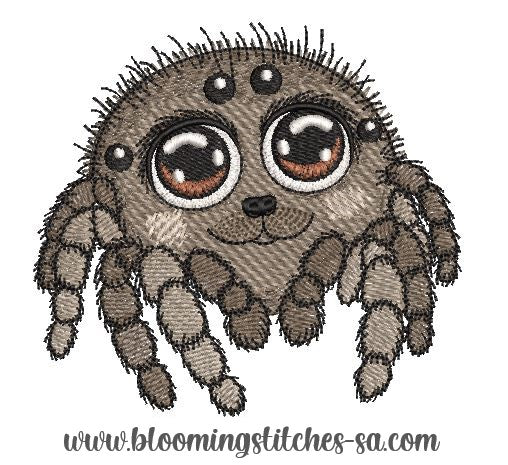 Big Eyes Jump Spider – Blooming Stitches