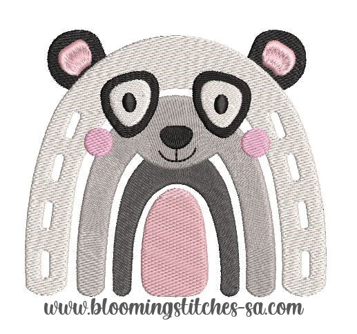 Rainbow Panda – Blooming Stitches