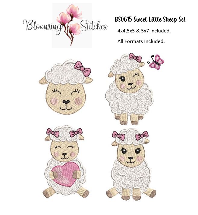Sweet Little Sheep – Blooming Stitches