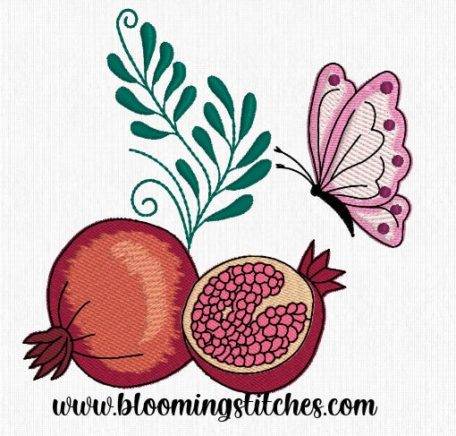 Pomegranate – Blooming Stitches