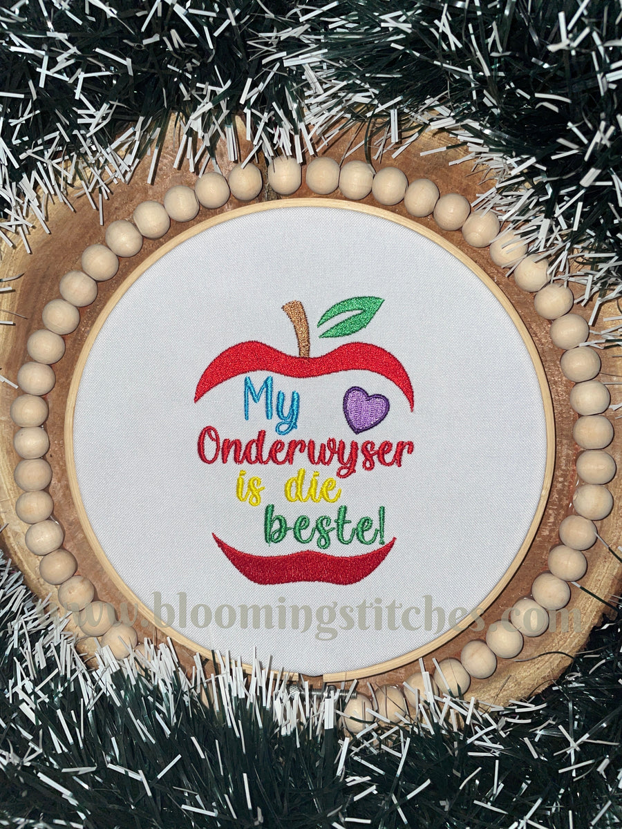Beste Onderwyser – Blooming Stitches