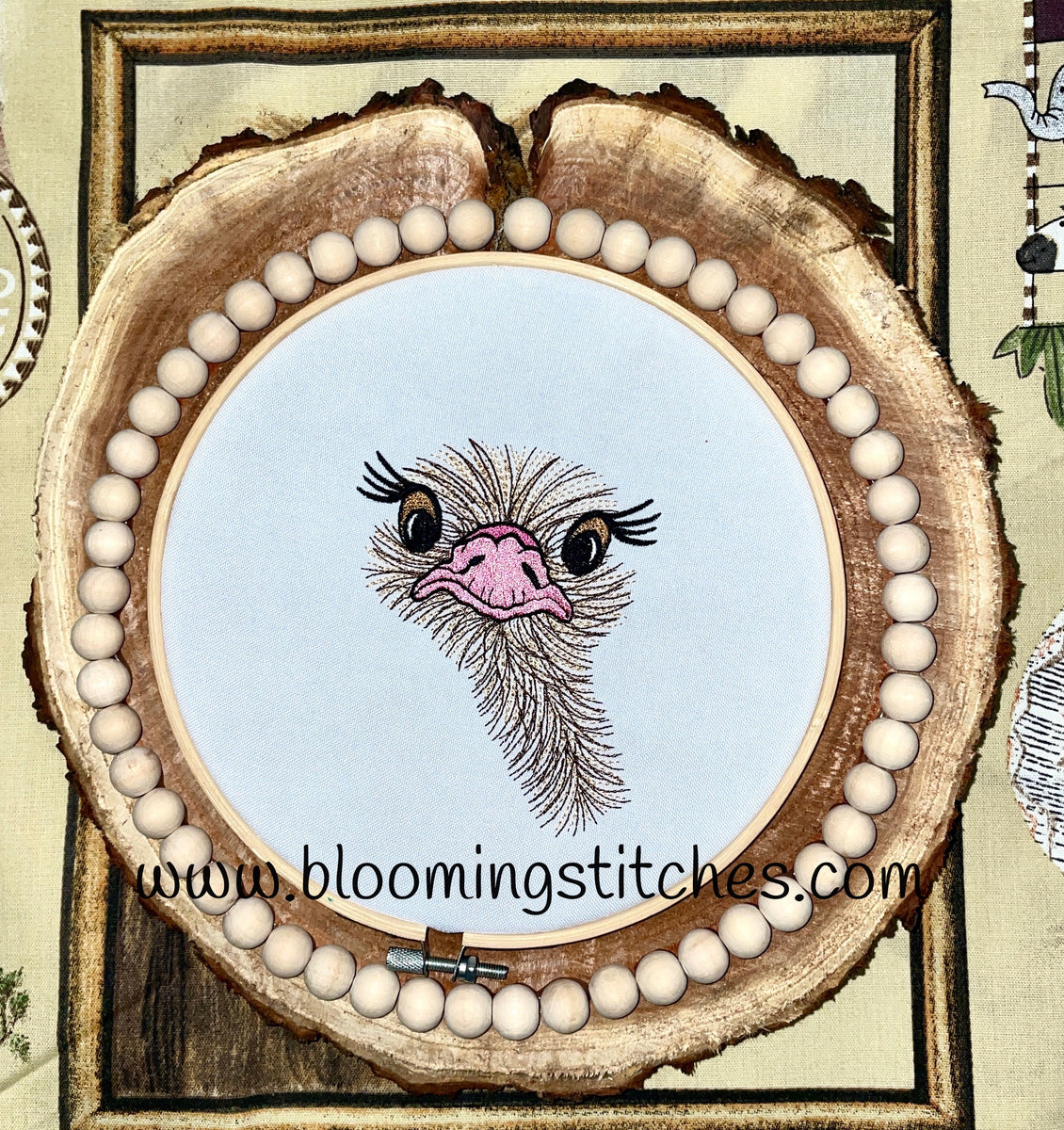 Ostrich 3 – Blooming Stitches