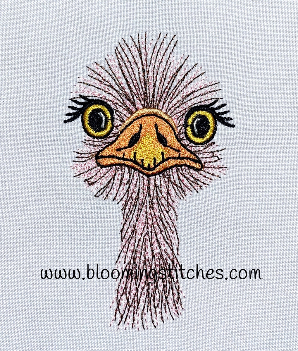 Ostrich 4 – Blooming Stitches