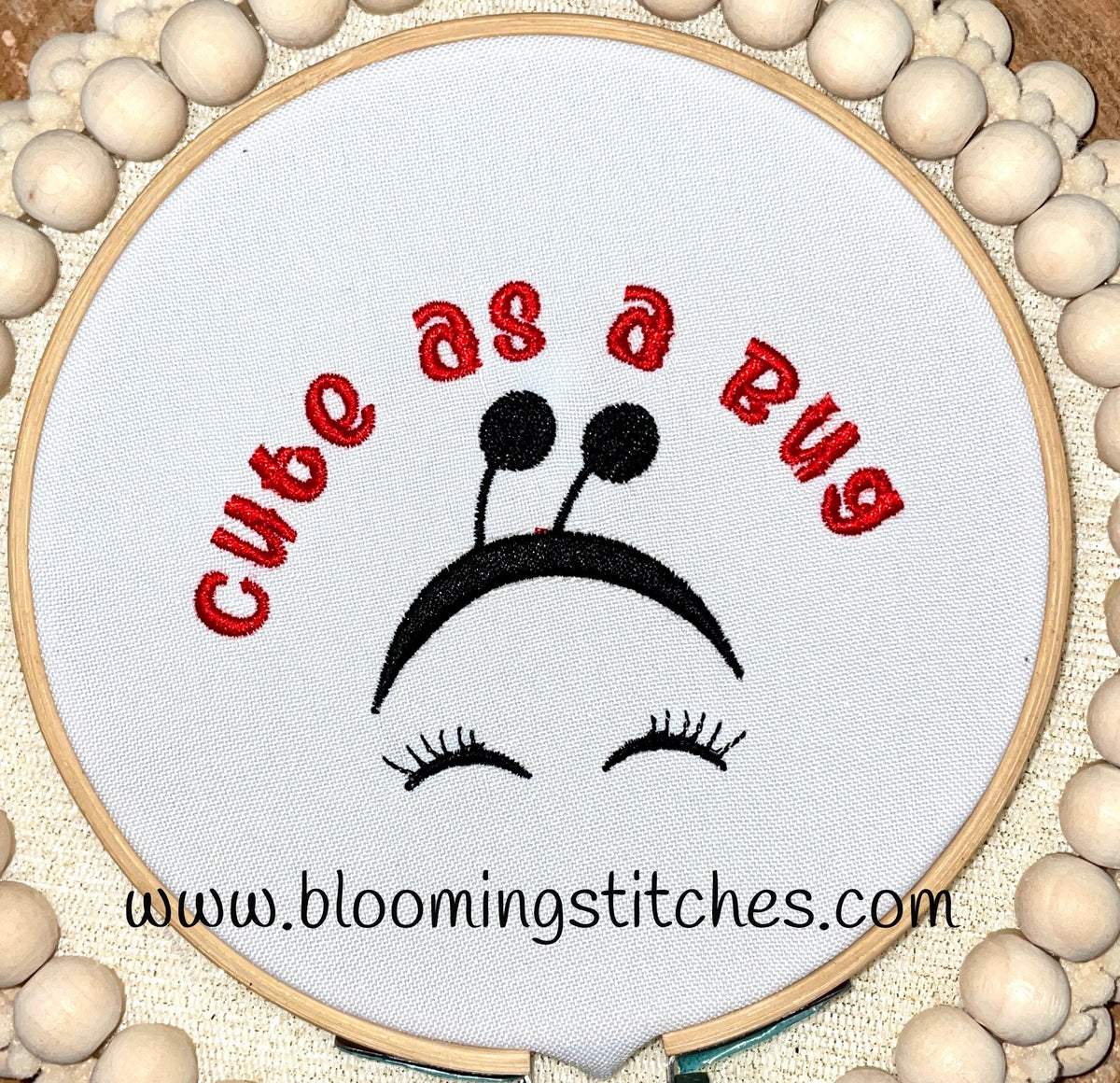 Cute as a bug (ladybug) – Blooming Stitches