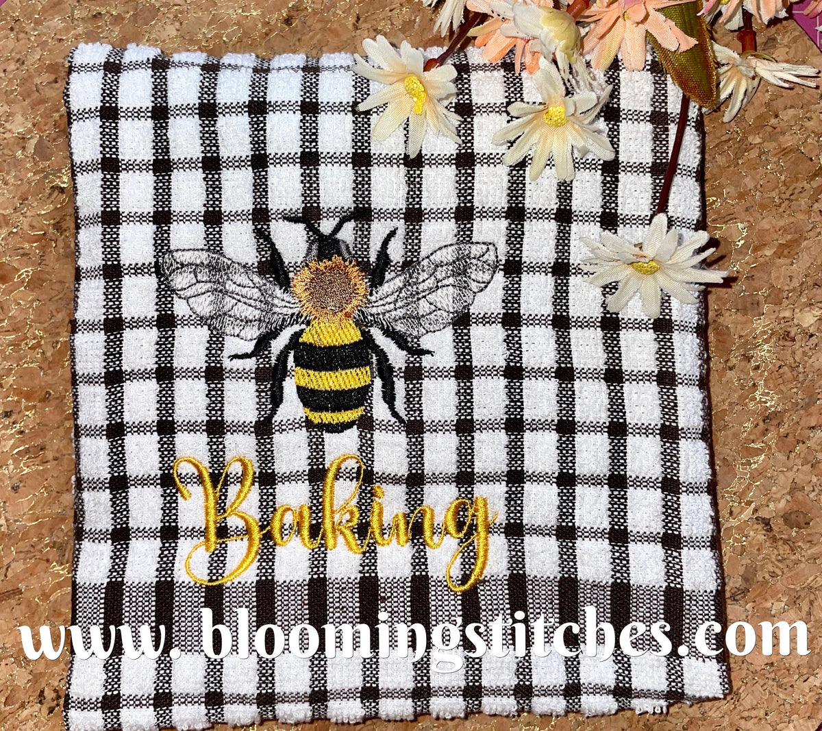 Bee Baking – Blooming Stitches