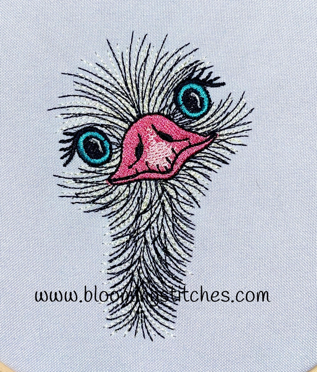 Ostrich 5 – Blooming Stitches